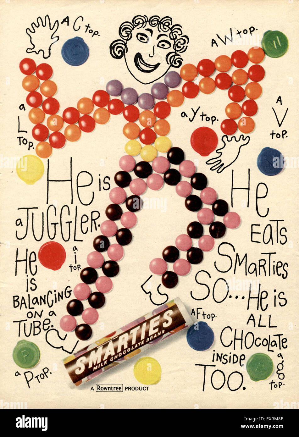Smarties advert hi-res stock photography and images - Alamy