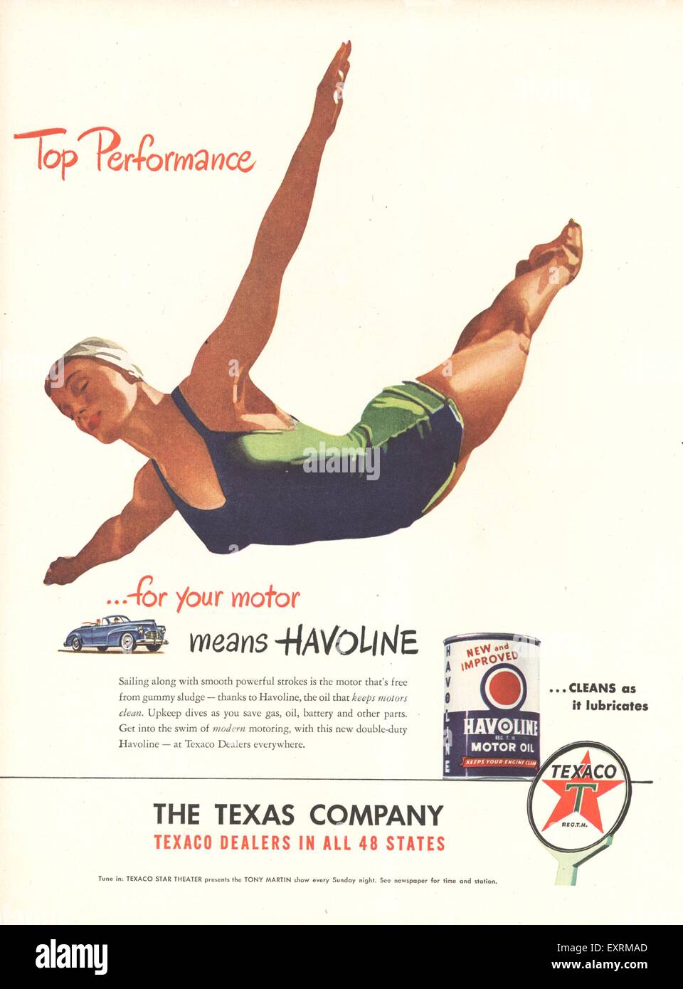 1950s diving hi-res stock photography and images - Alamy