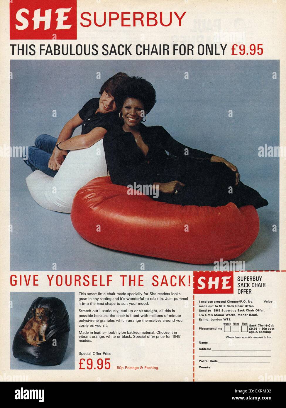 1970s UK She Magazine Advert Stock Photo - Alamy