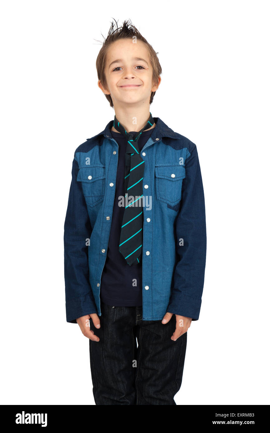 Handsome child doing different expressions in different sets of clothes ...