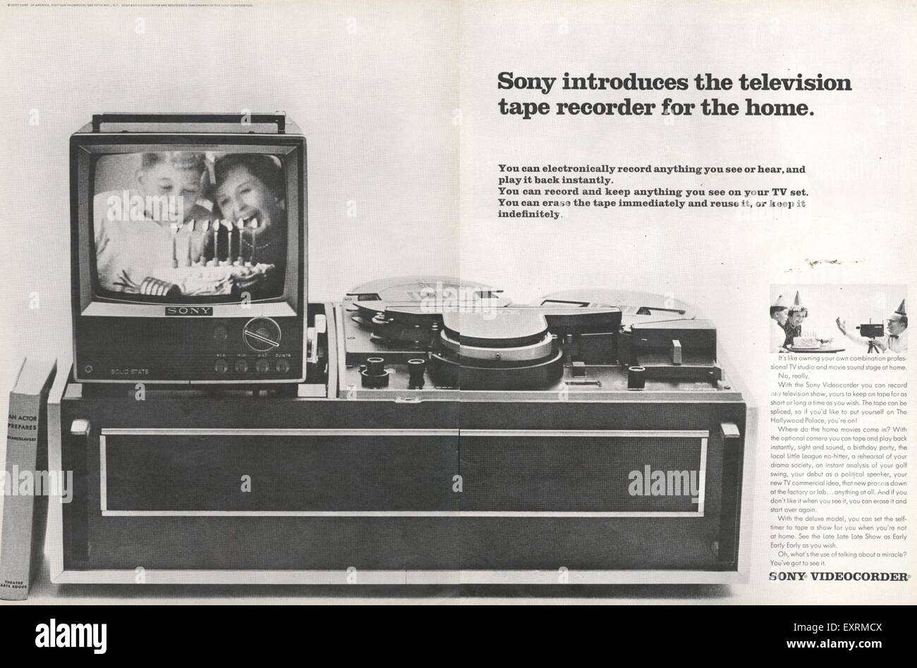 Sony tv 1970s hi-res stock photography and images - Alamy