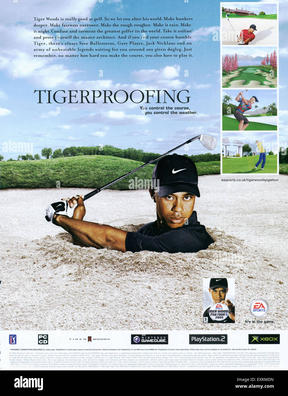 2000s UK EA Sports Magazine Advert Stock Photo - Alamy