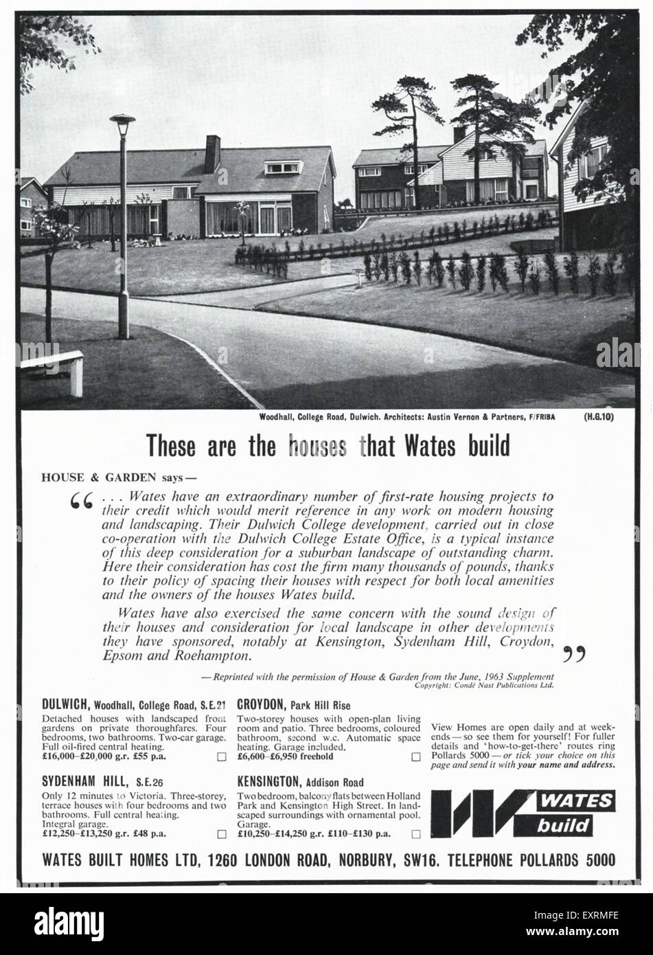 1960s houses uk hi-res stock photography and images - Alamy