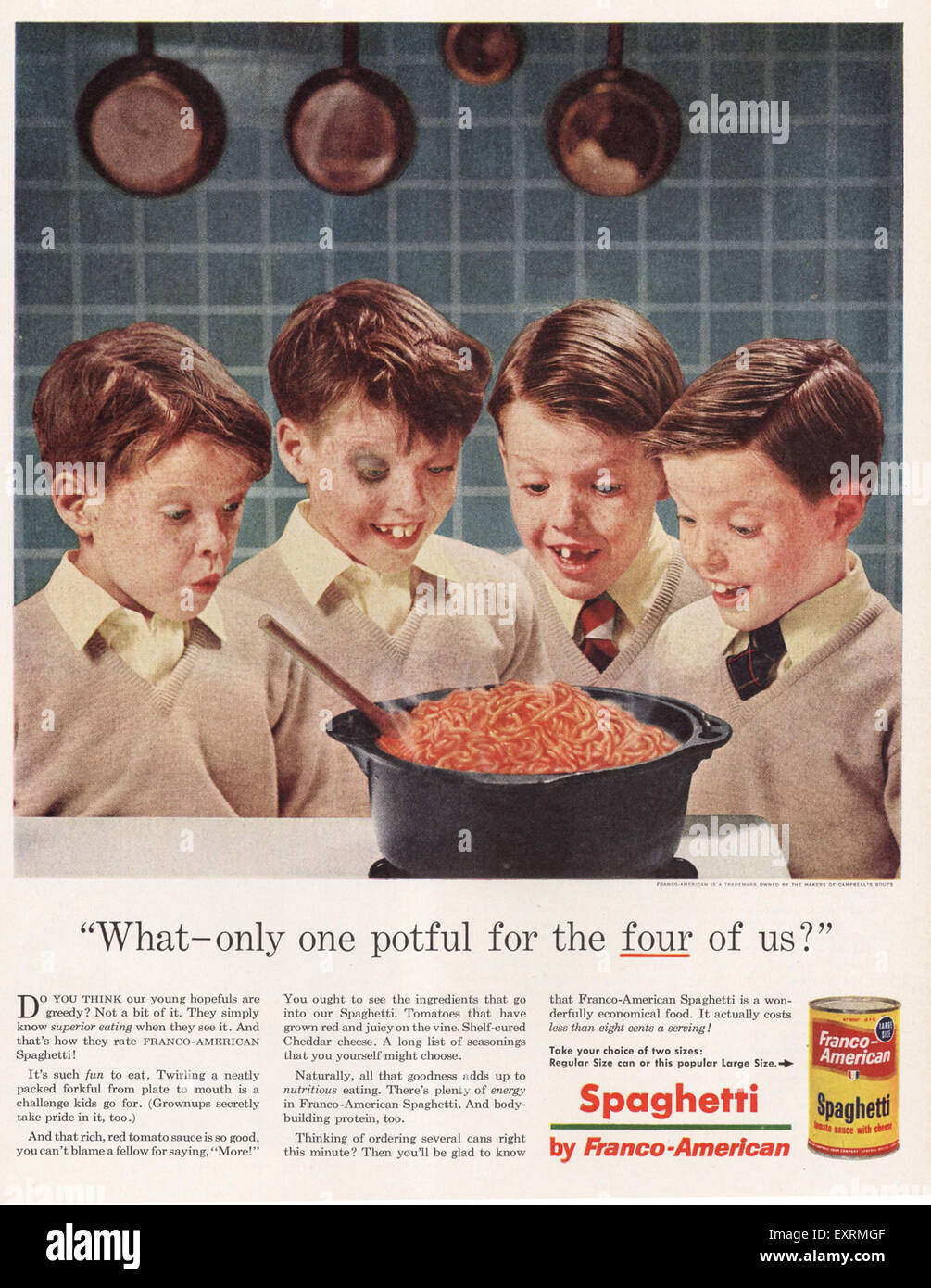 American magazine advert hi-res stock photography and images - Alamy