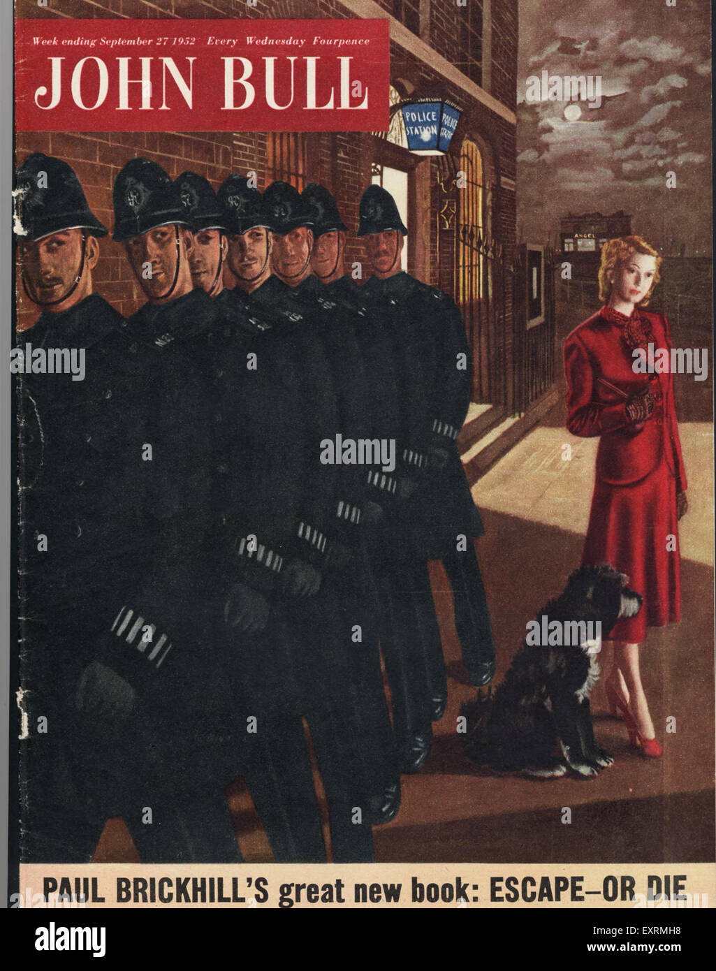 1950s UK John Bull Magazine Cover Stock Photo - Alamy