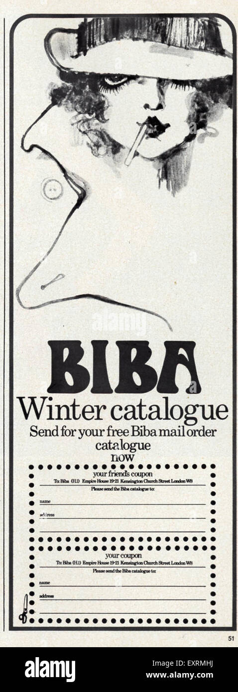 Biba fashion hi-res stock photography and images - Alamy
