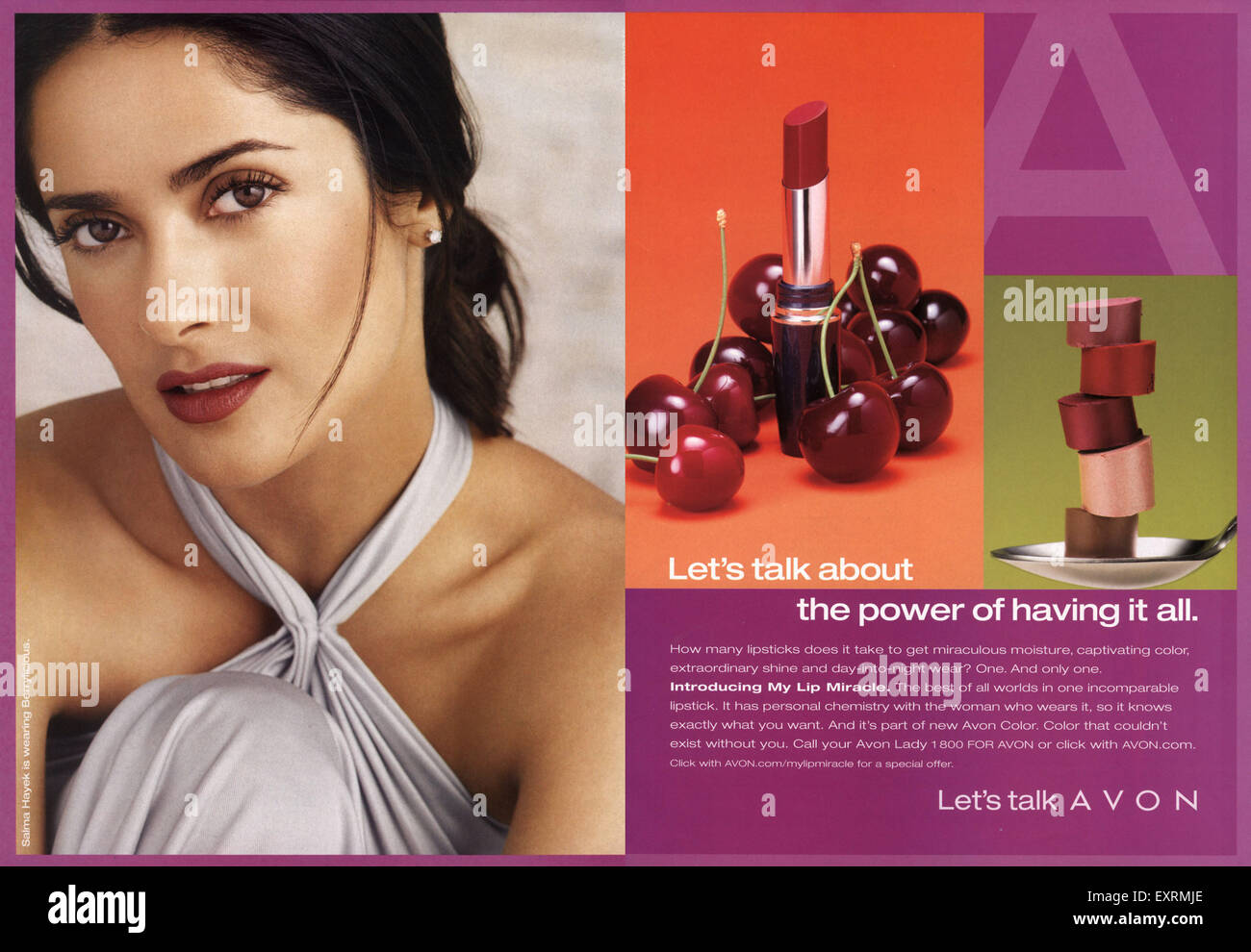 2000s USA Avon Magazine Advert Stock Photo - Alamy