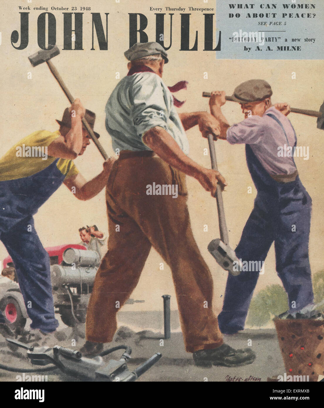John bull magazine cover hi-res stock photography and images - Alamy