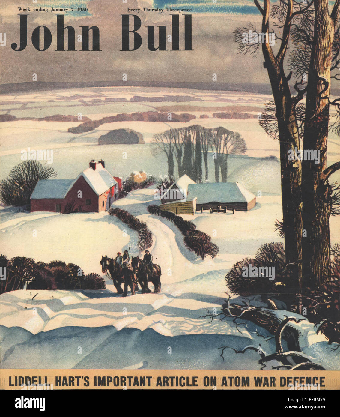 1950s UK John Bull Magazine Cover Stock Photo - Alamy