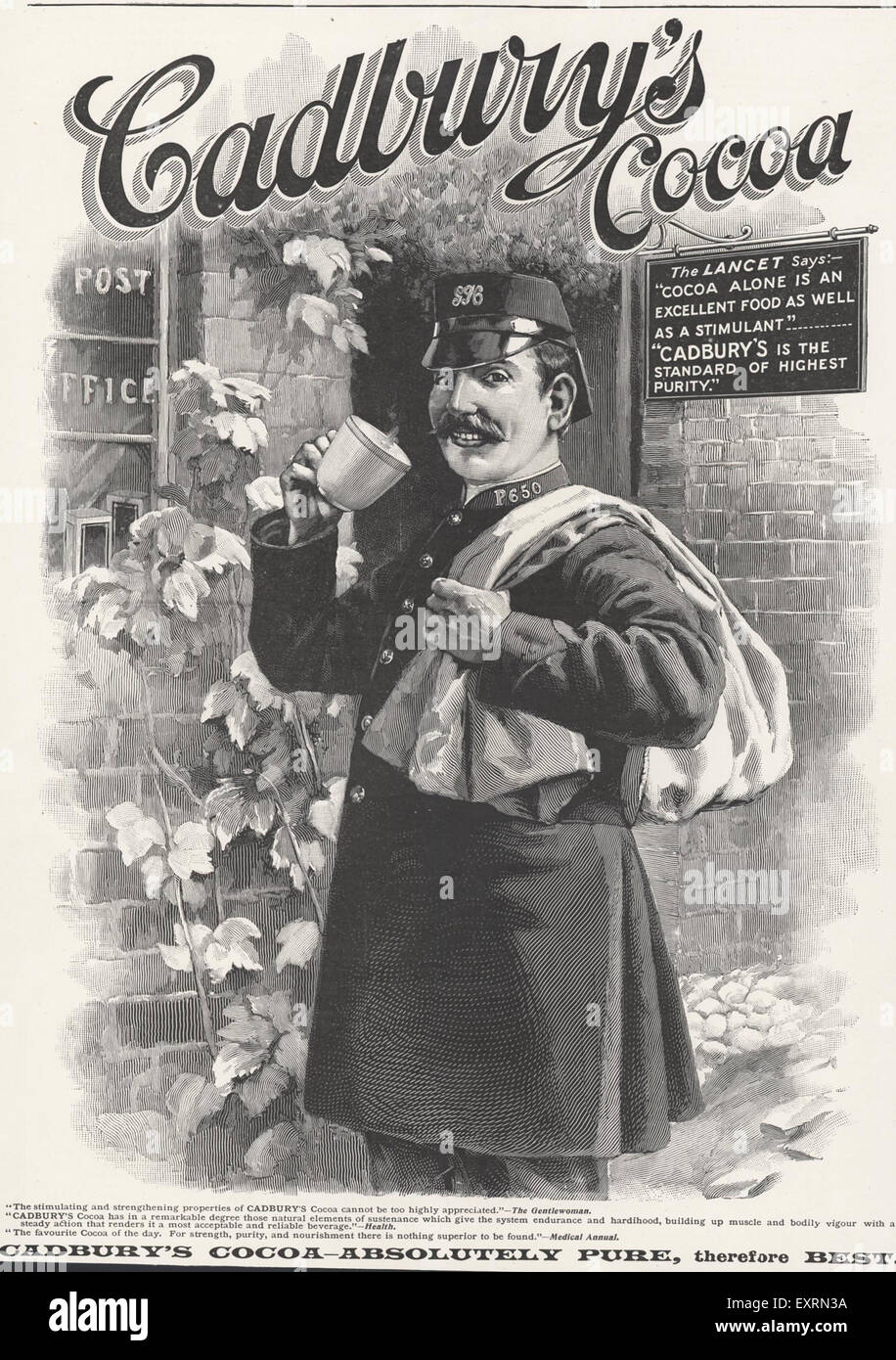 Cadbury's chocolate 1890s hi-res stock photography and images - Alamy