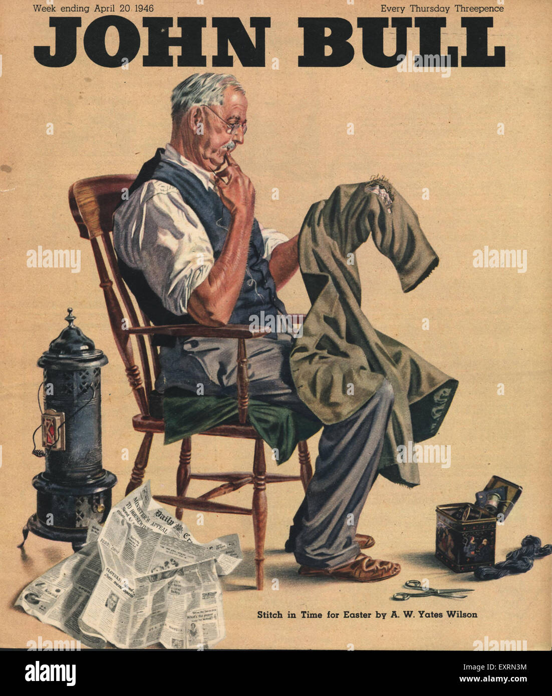 John bull magazine cover hi-res stock photography and images - Alamy