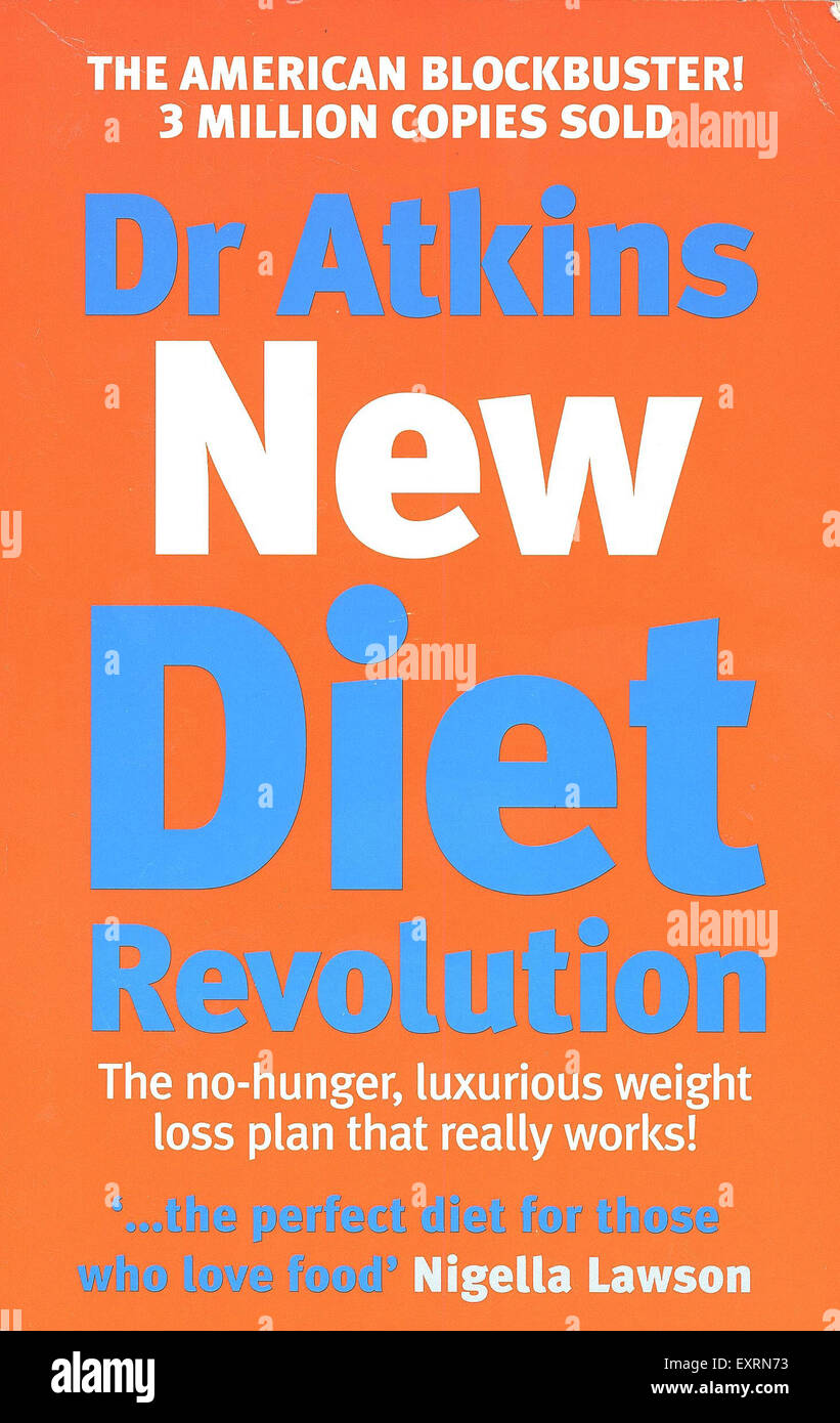 1990s UK Dr Atkins Book Cover Stock Photo - Alamy