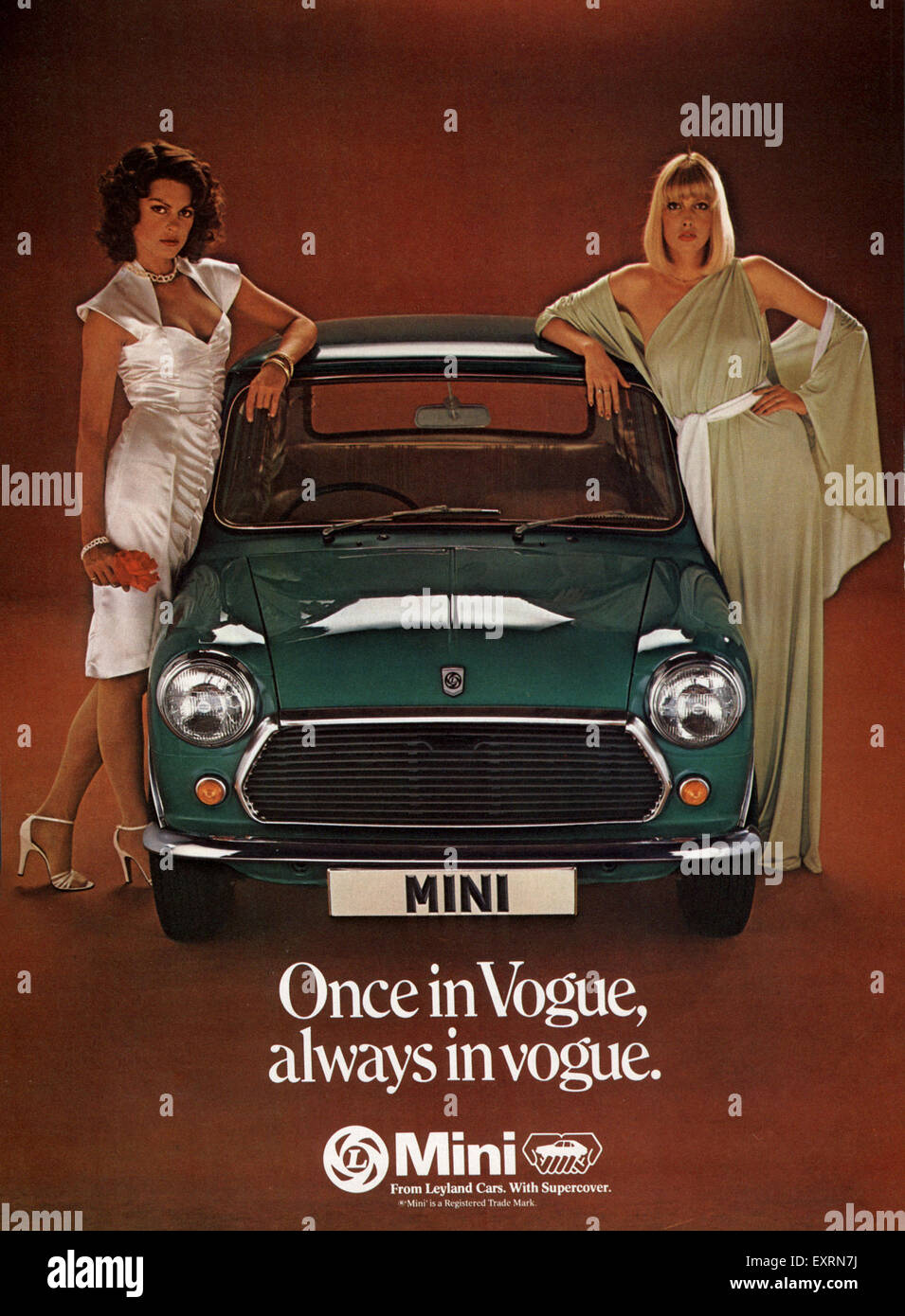 1970s UK Mini Magazine Advert Stock Photo - Alamy