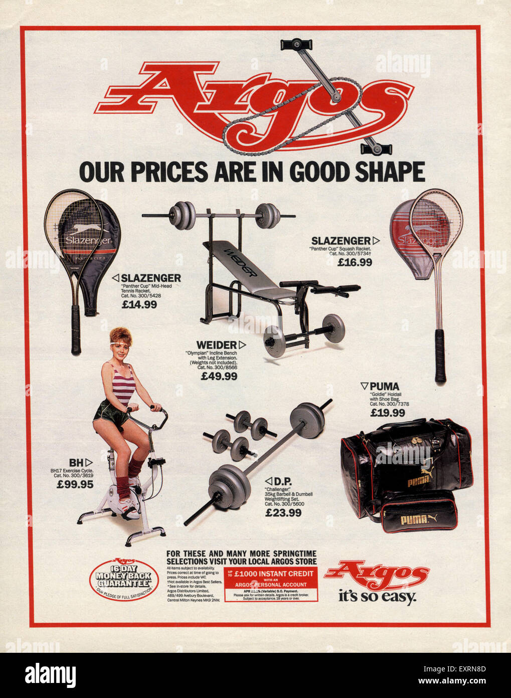 1980s UK Argos Magazine Advert Stock Photo - Alamy