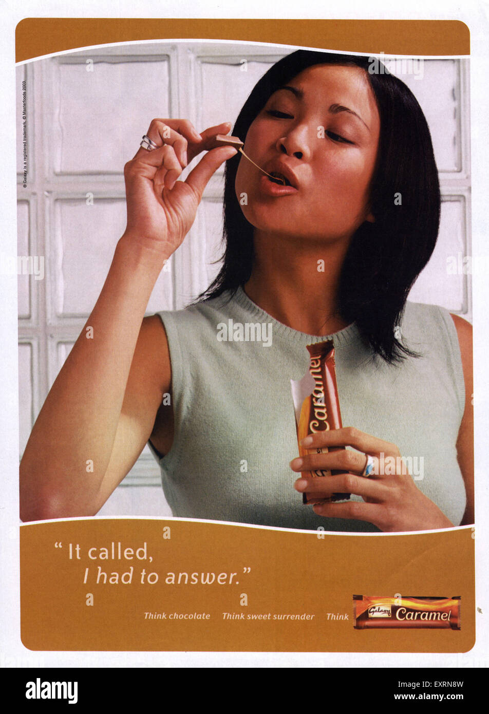 2000s UK Galaxy Magazine Advert Stock Photo - Alamy