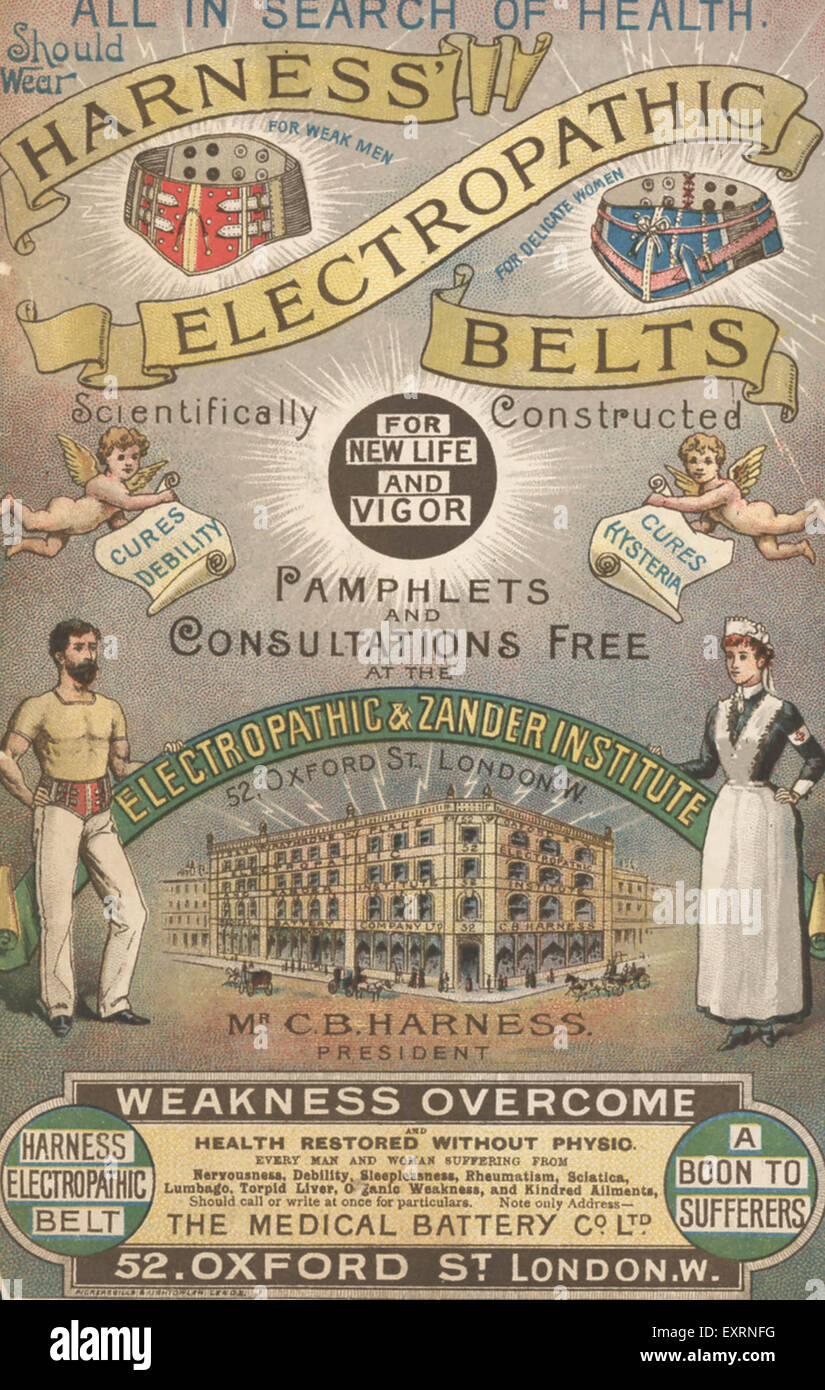 Electropathic belt hi-res stock photography and images - Alamy