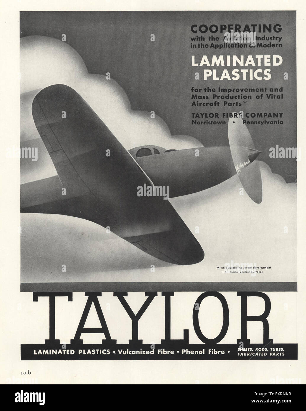 1940s USA Taylor Magazine Advert Stock Photo - Alamy