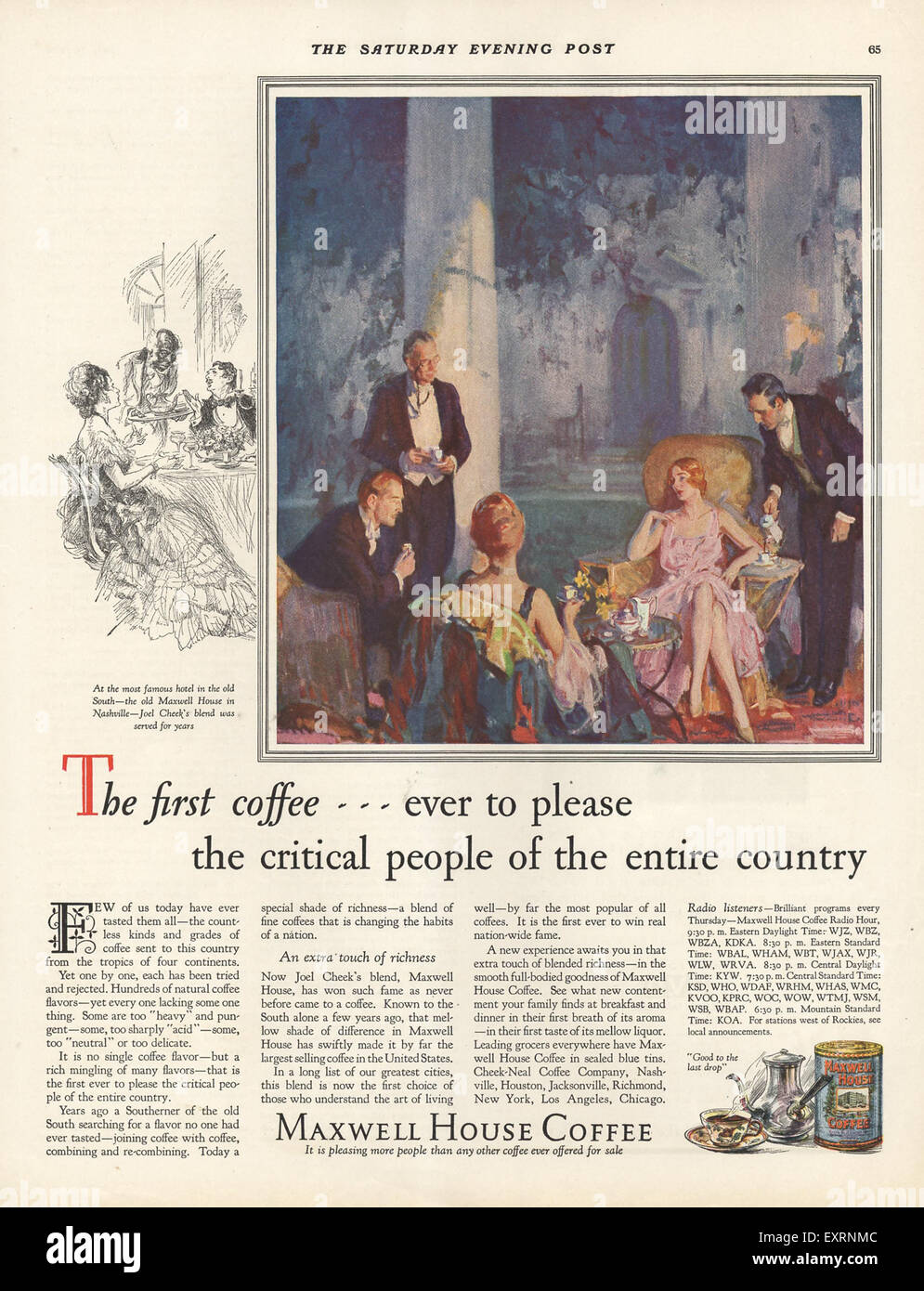 Vintage Maxwell House Logo