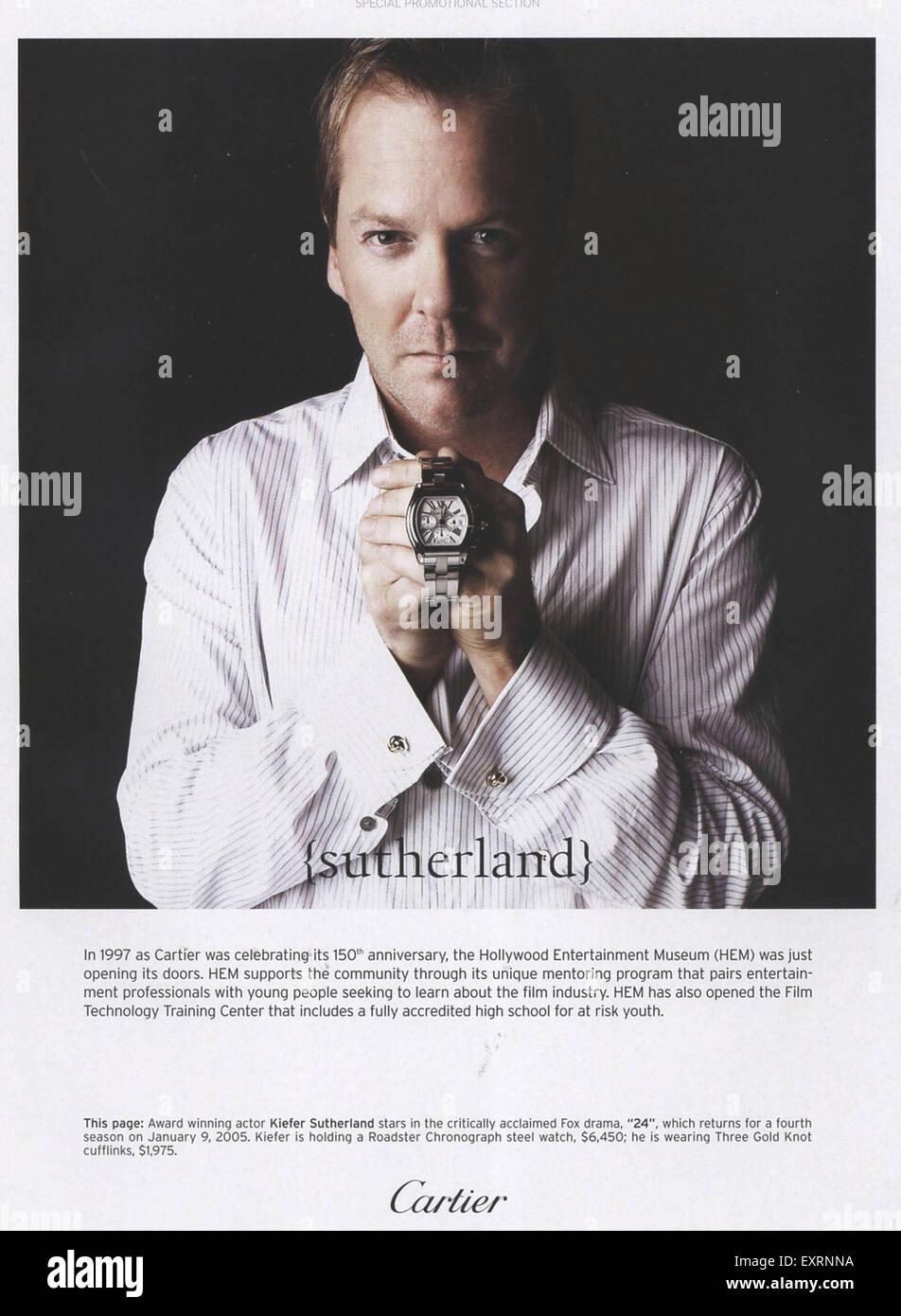 2000s UK Cartier Magazine Advert Stock Photo - Alamy
