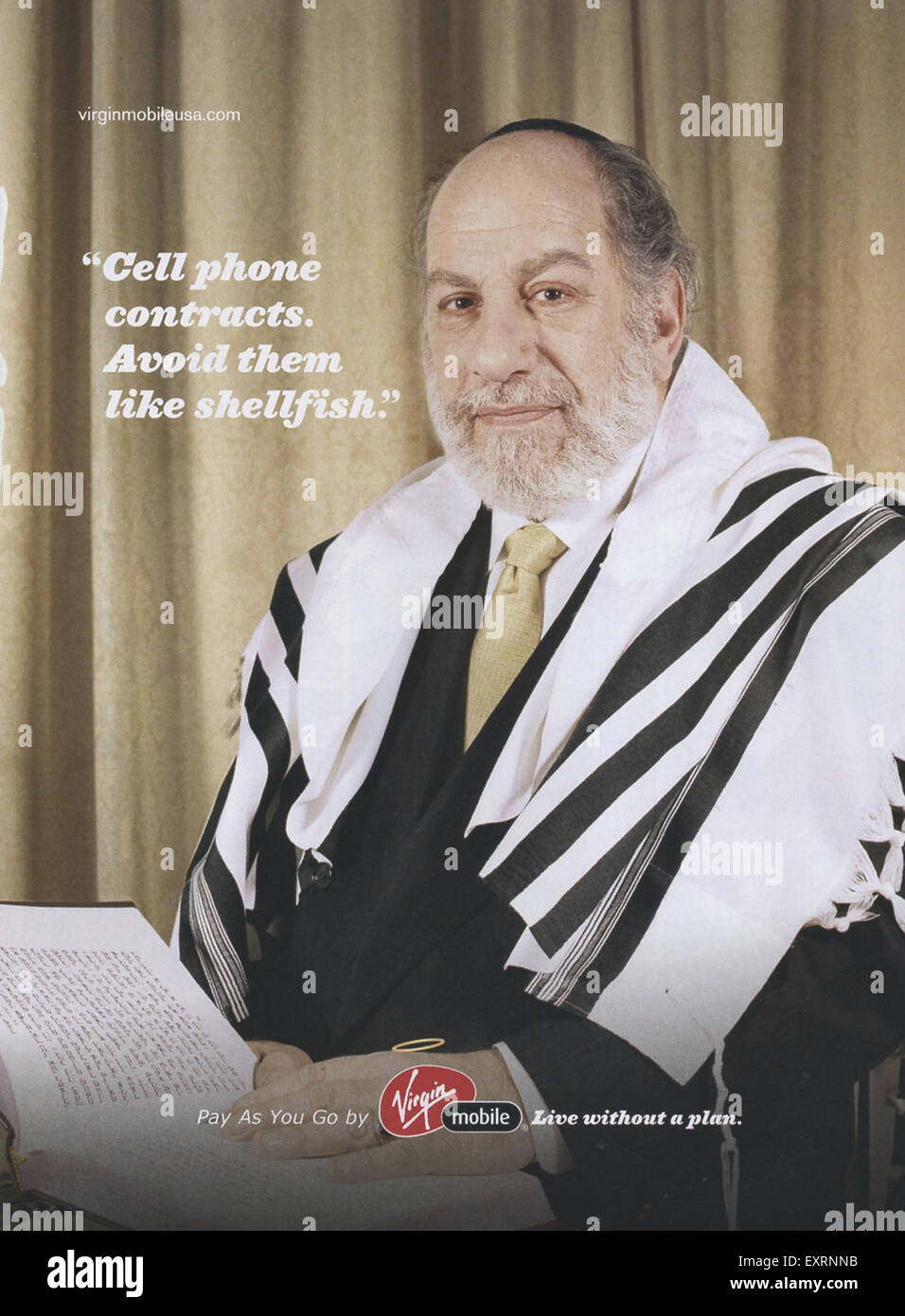 2000s UK Virgin Mobile Magazine Advert Stock Photo - Alamy