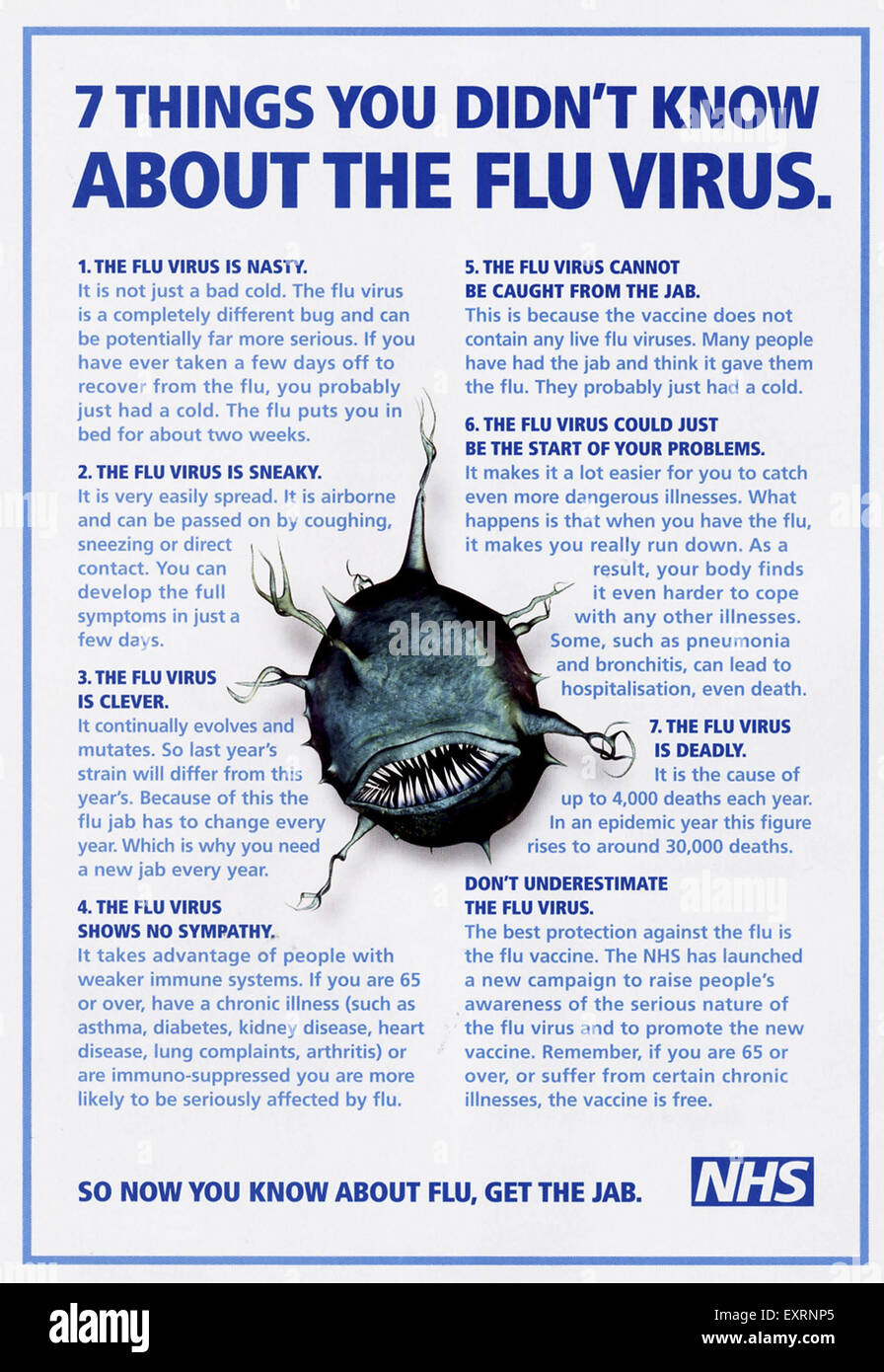 2000s UK NHS Magazine Advert Stock Photo - Alamy