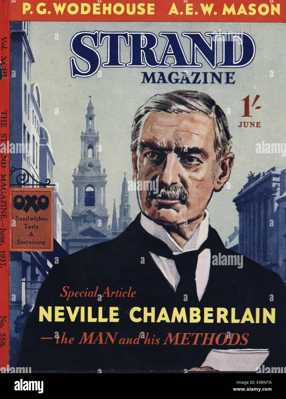1930s UK The Strand Magazine Magazine Cover Stock Photo - Alamy