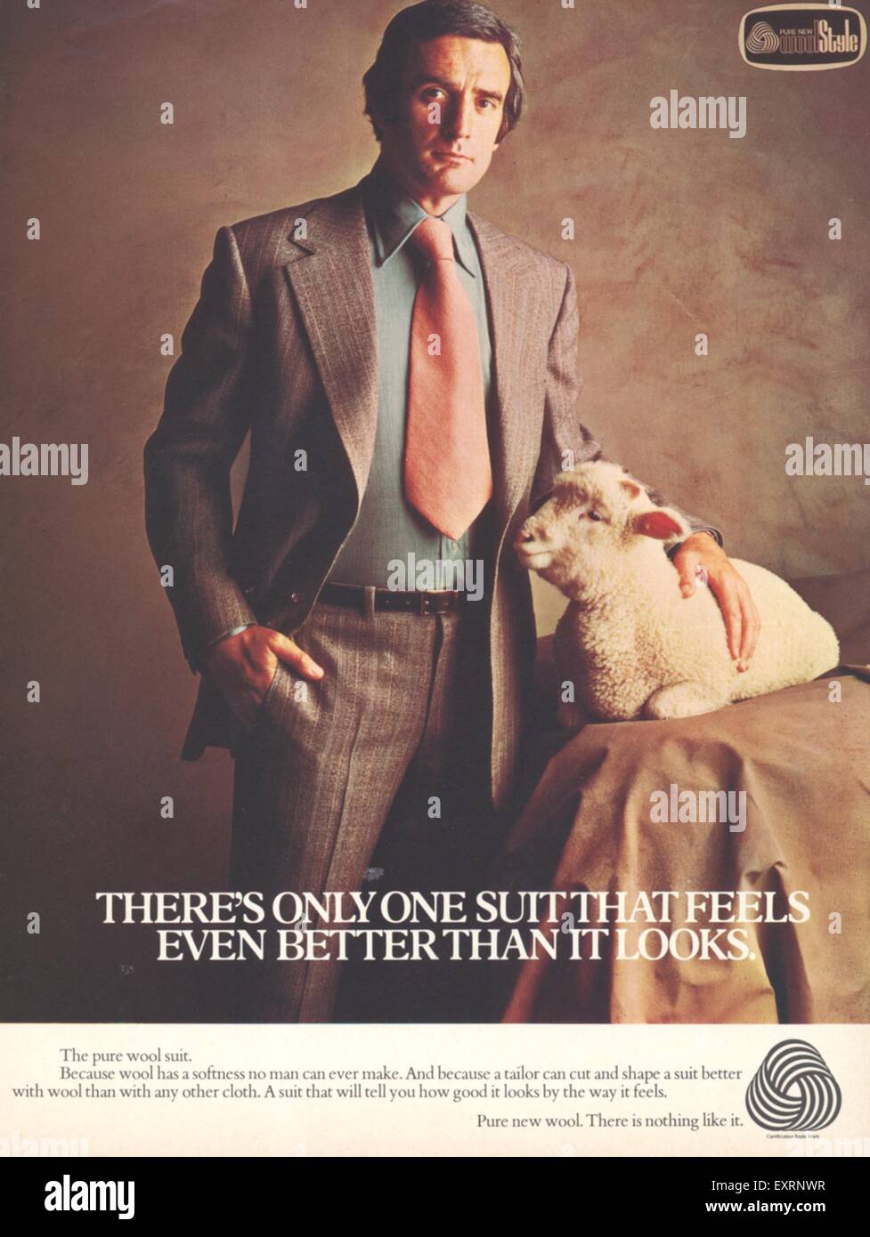 1970s UK Wool Magazine Advert Stock Photo - Alamy