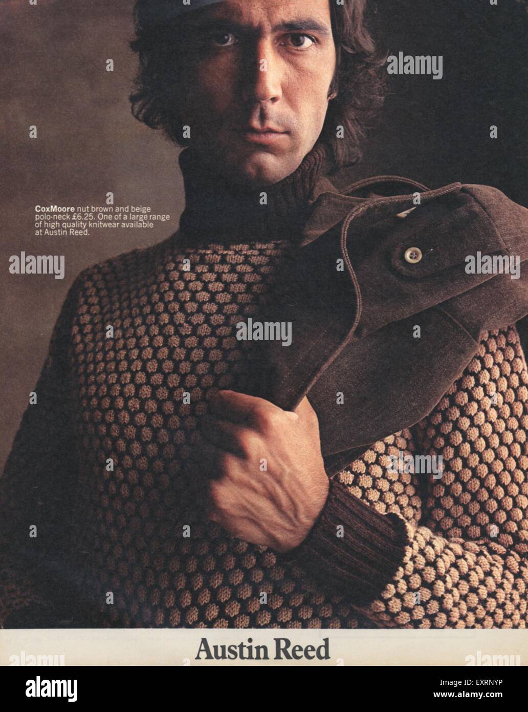 1970s UK Austin Reed Magazine Advert Stock Photo - Alamy