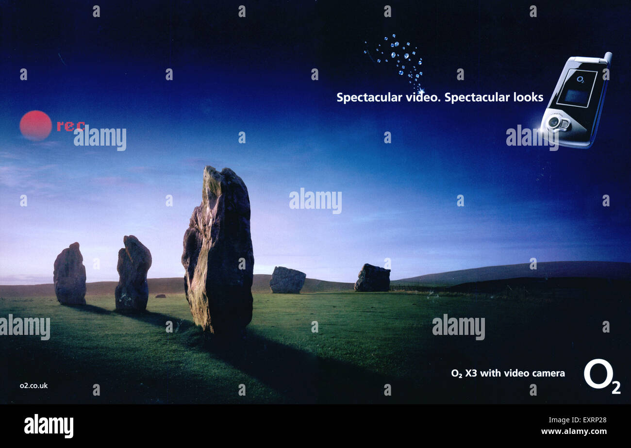 O2 advert hi-res stock photography and images - Alamy