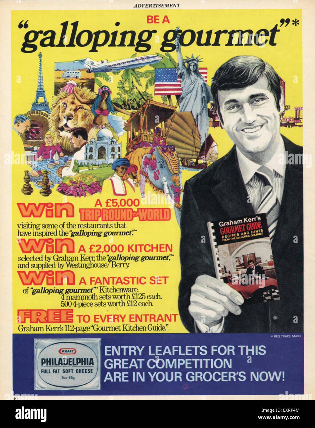 1970s UK Philadelphia Magazine Advert Stock Photo - Alamy