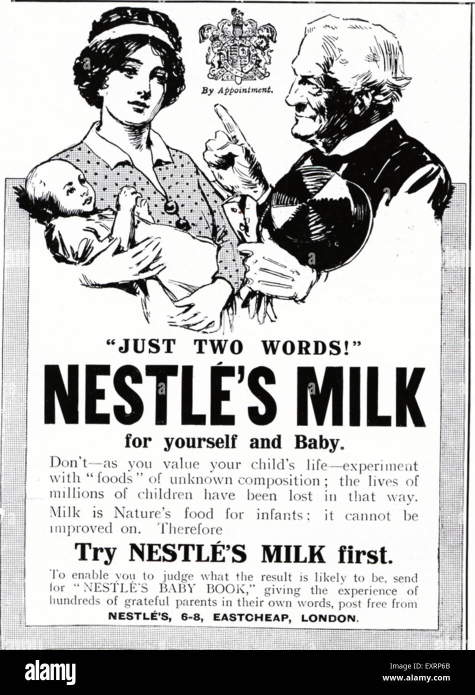1890s UK Nestle's Magazine Advert Stock Photo - Alamy