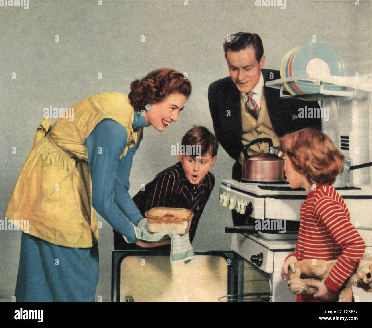 1950s UK Nestle's Magazine Advert (detail Stock Photo - Alamy