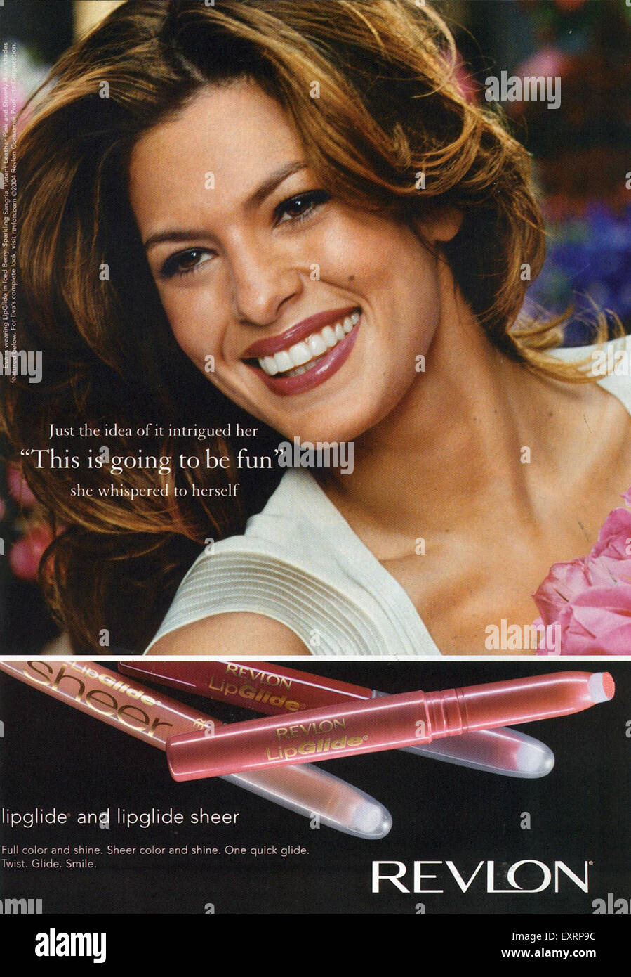 2000s USA Revlon Magazine Advert Stock Photo - Alamy