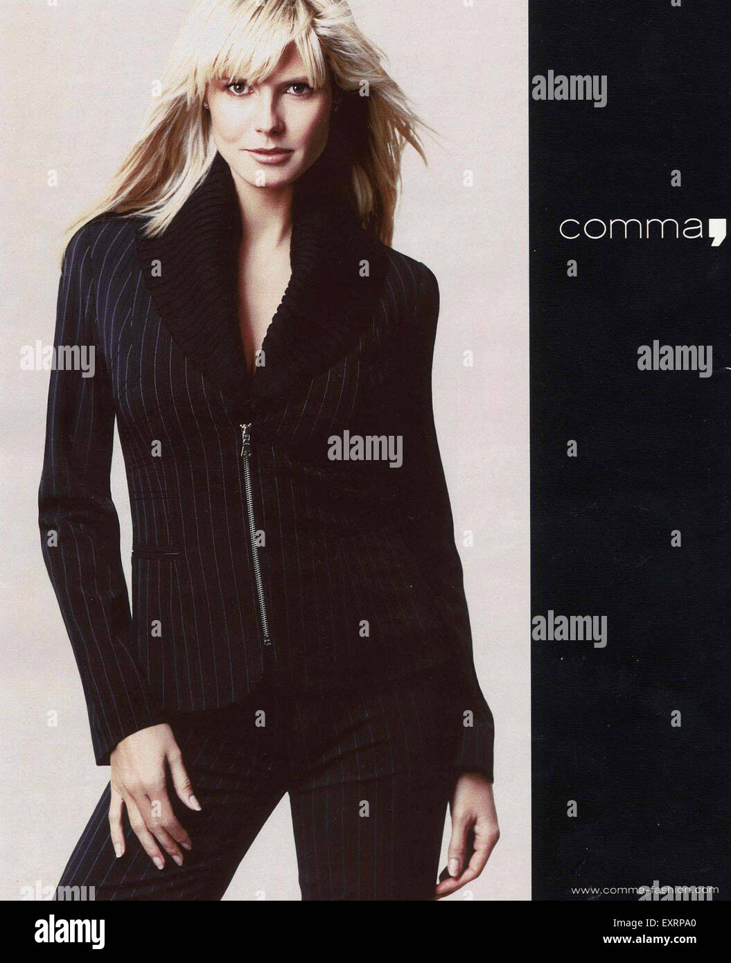 2000s USA Comma Magazine Advert Stock Photo - Alamy