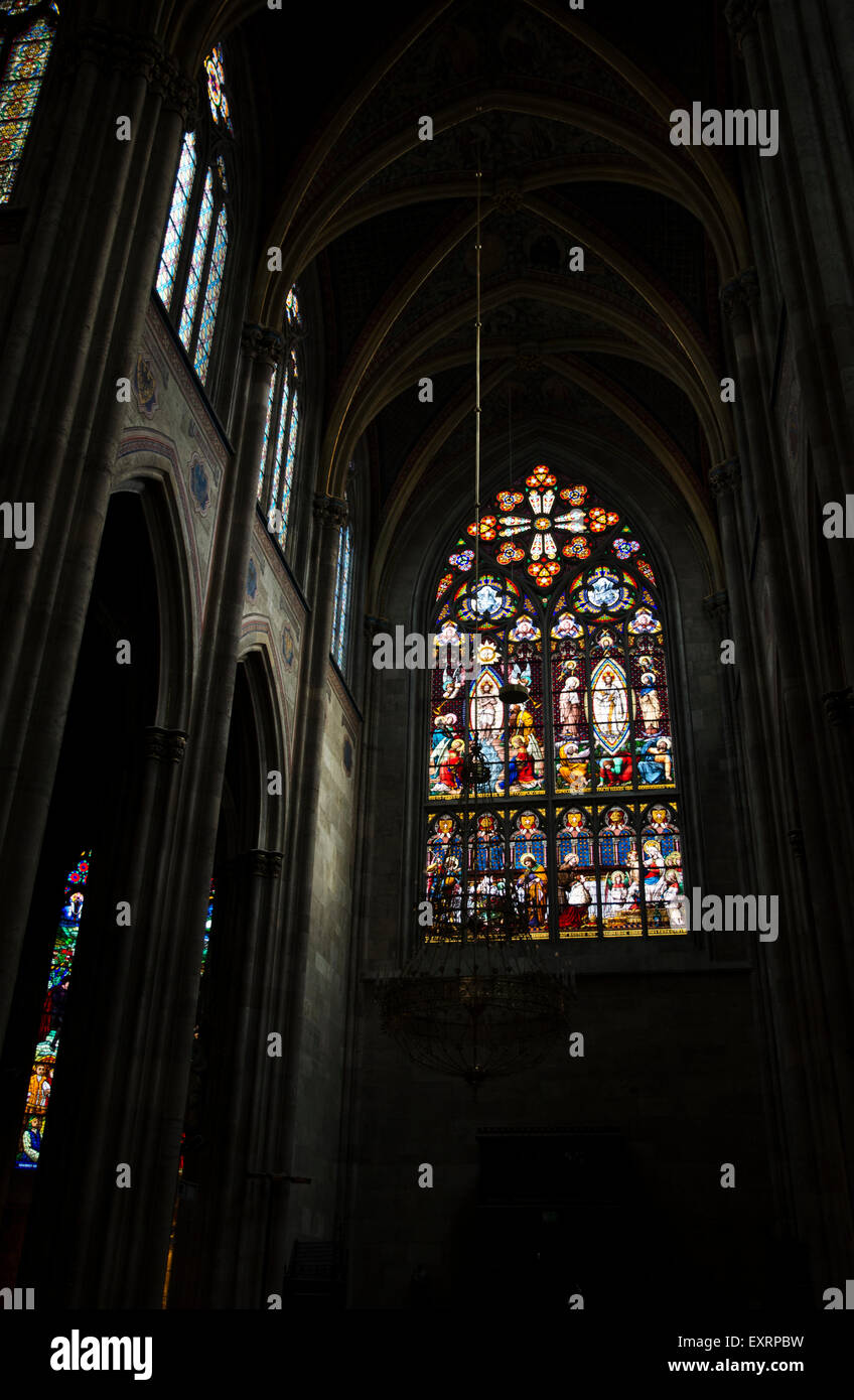 Vienna austria stained glass window hi-res stock photography and images ...