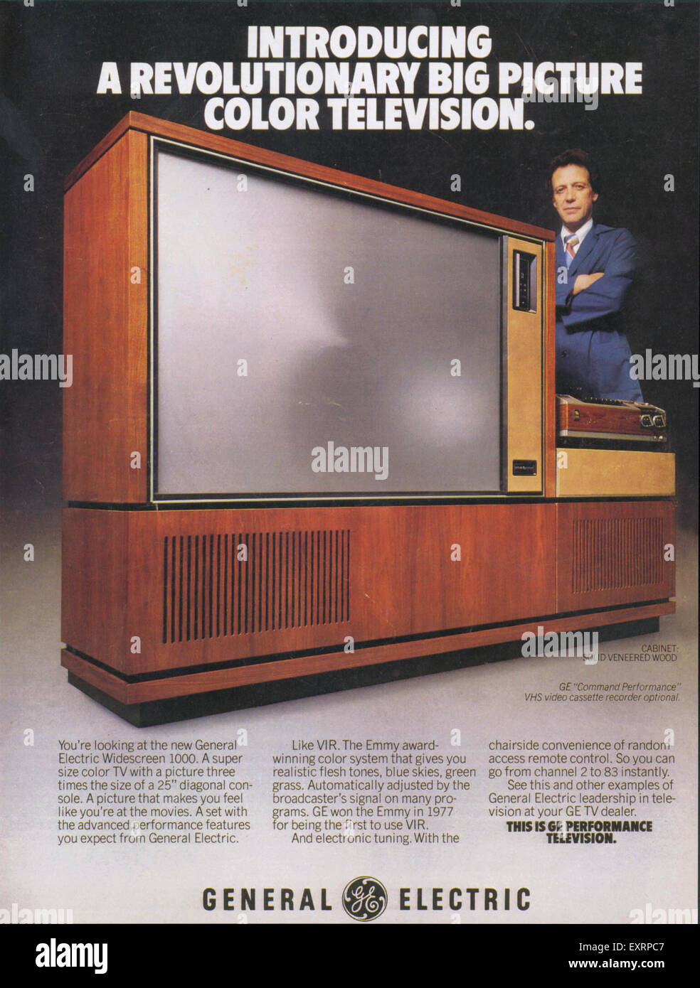 General electric advert hi-res stock photography and images - Alamy