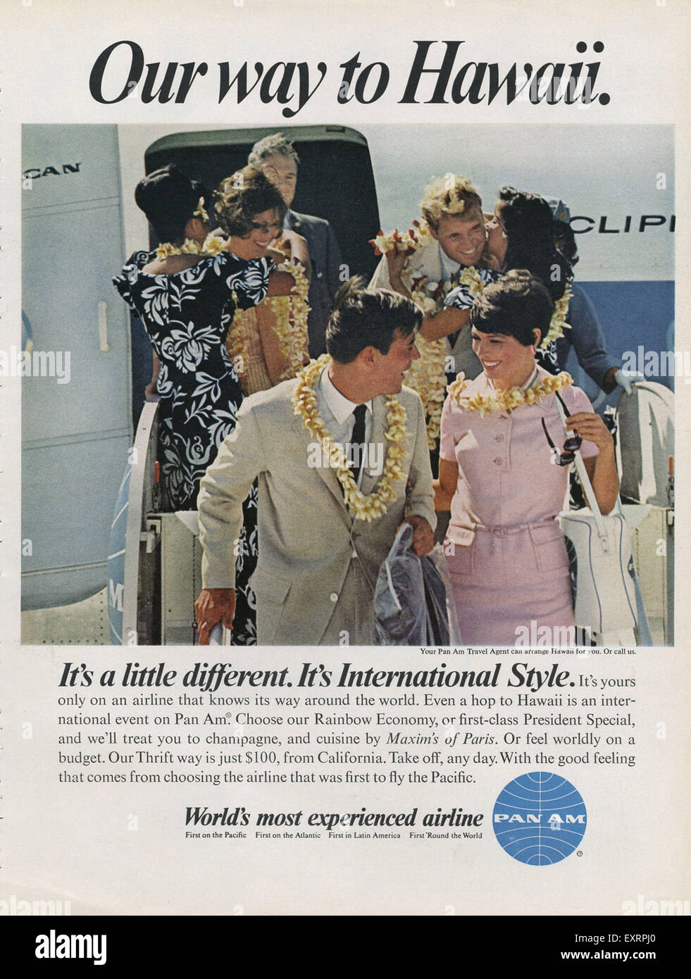 1960s pan am hi-res stock photography and images - Alamy