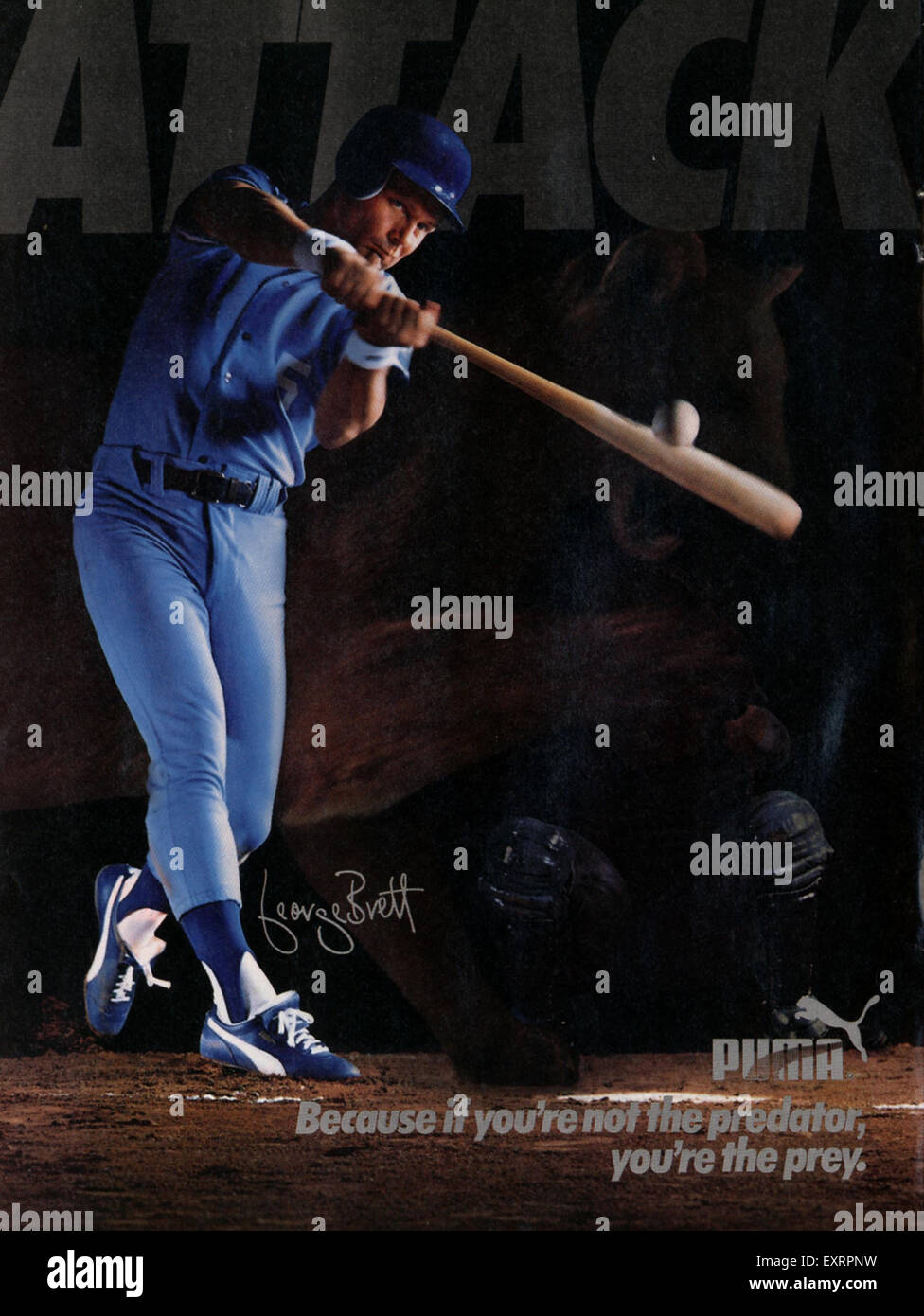 1980s USA Puma Magazine Advert Stock Photo - Alamy