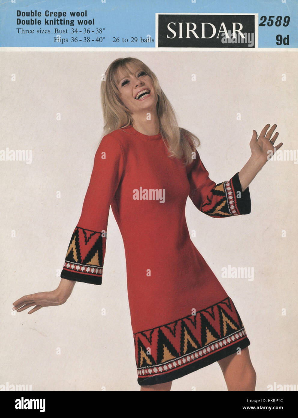 1960s UK Sirdar Knitting Patterns Stock Photo - Alamy