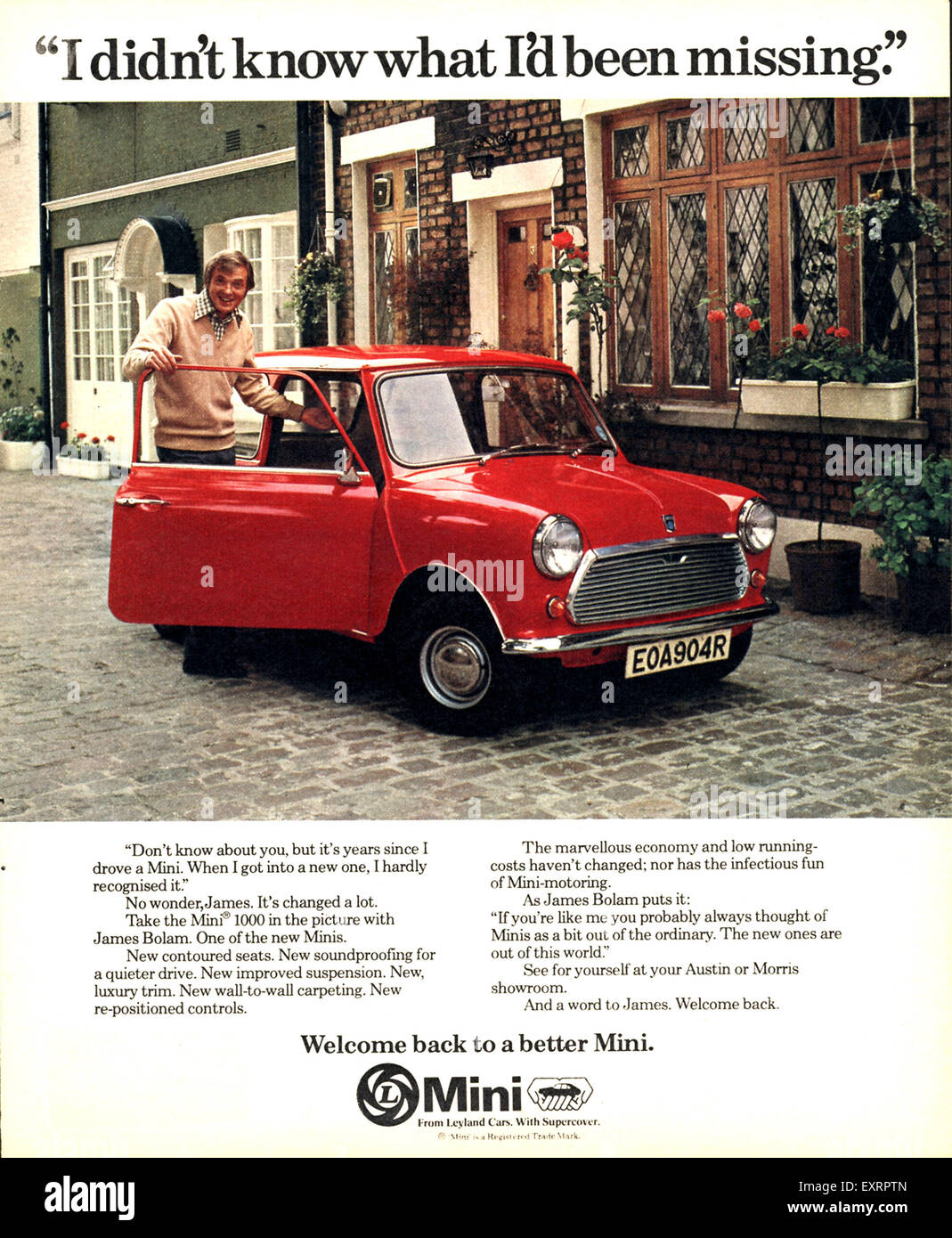 Uk advert 1976 hi-res stock photography and images - Alamy