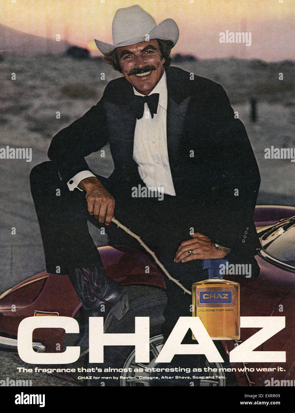 1980s UK Chaz Magazine Advert Stock Photo - Alamy