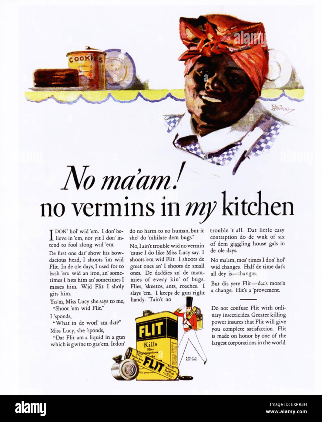 1920s USA Flit Magazine Advert Stock Photo - Alamy