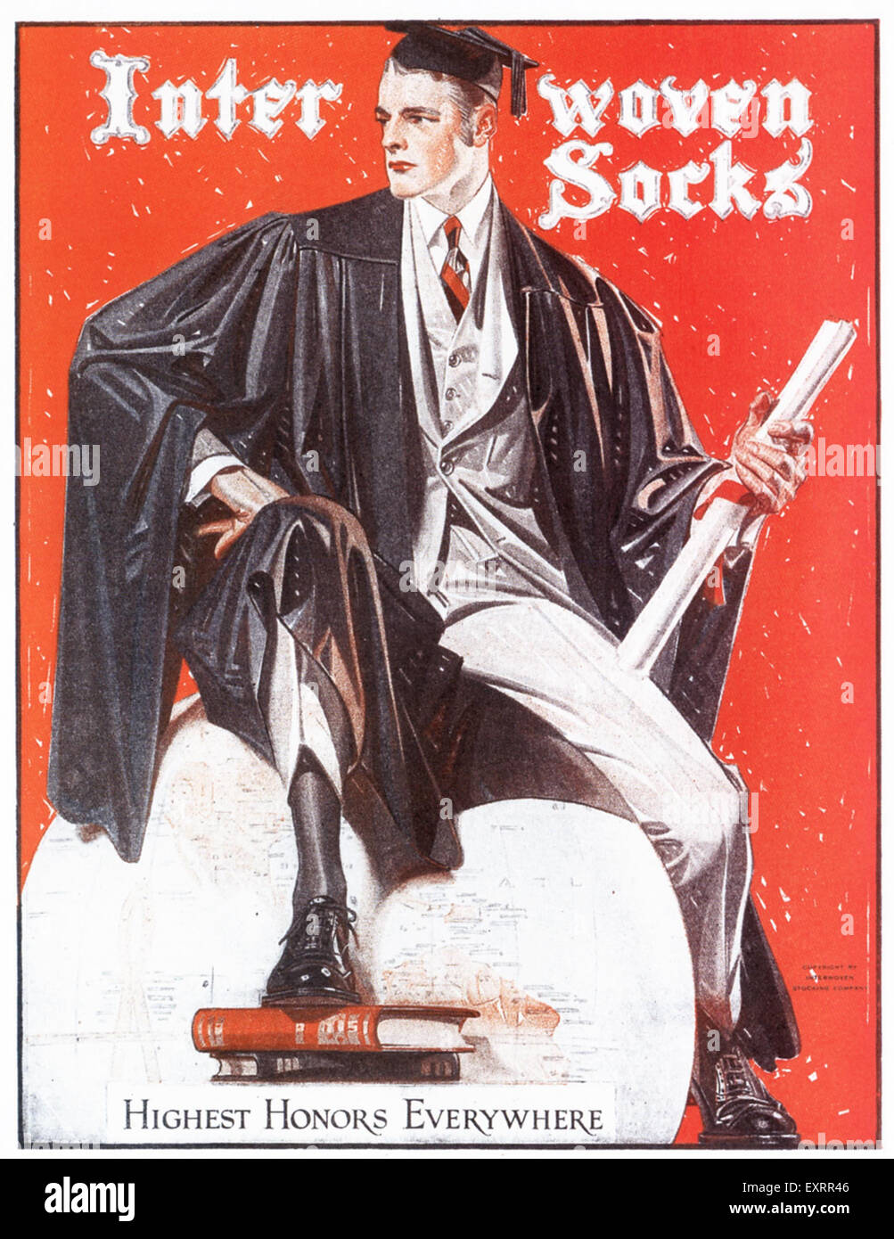 1920s usa interwoven socks magazine hi-res stock photography and images ...