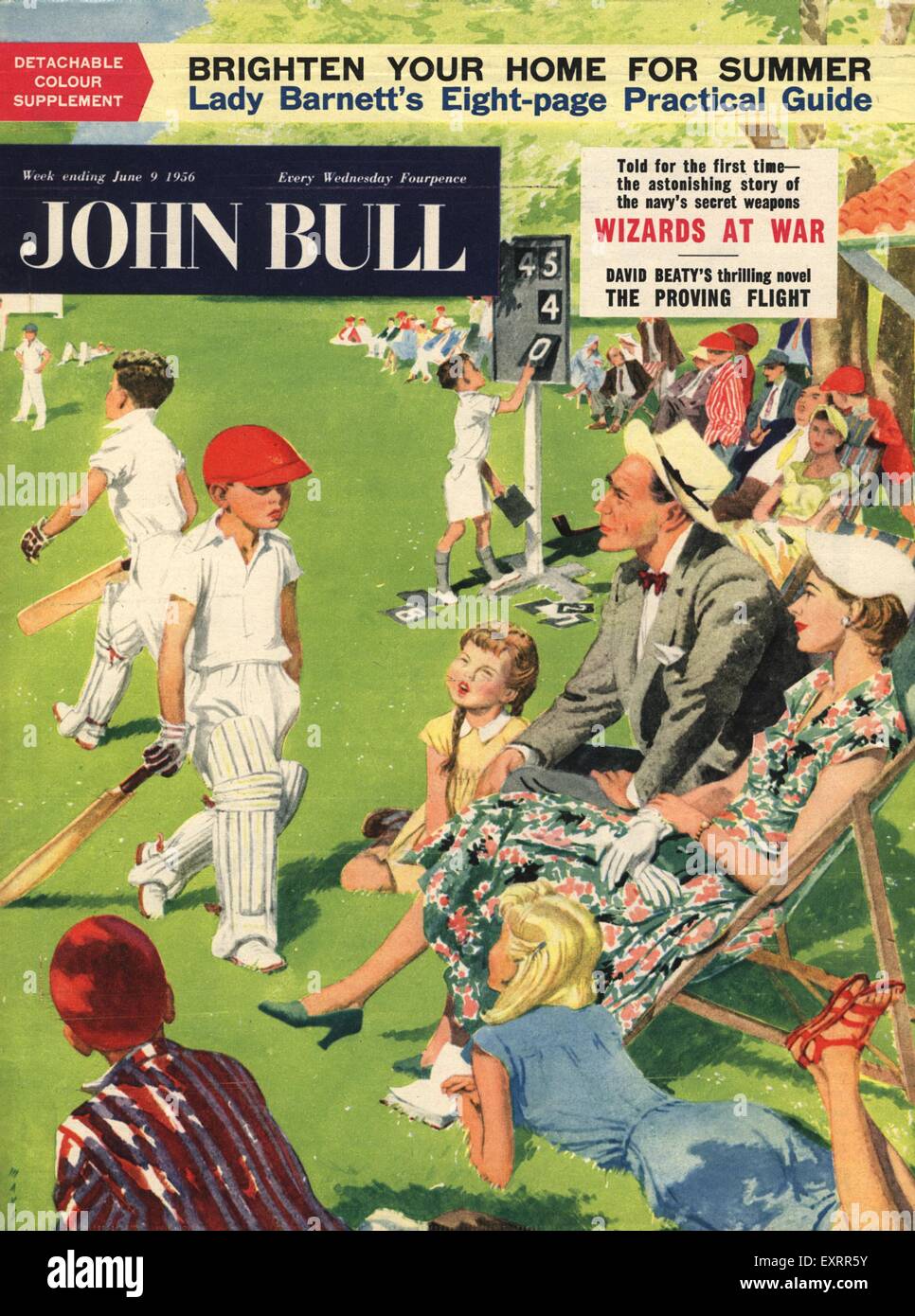 1950s UK John Bull Magazine Cover Stock Photo - Alamy