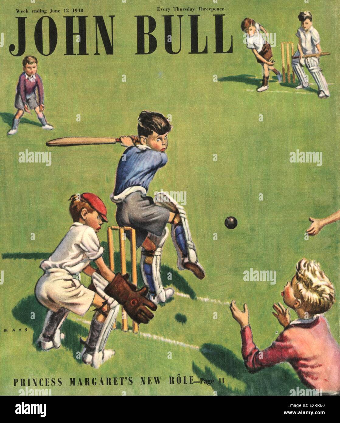 1940s UK John Bull Magazine Cover Stock Photo - Alamy