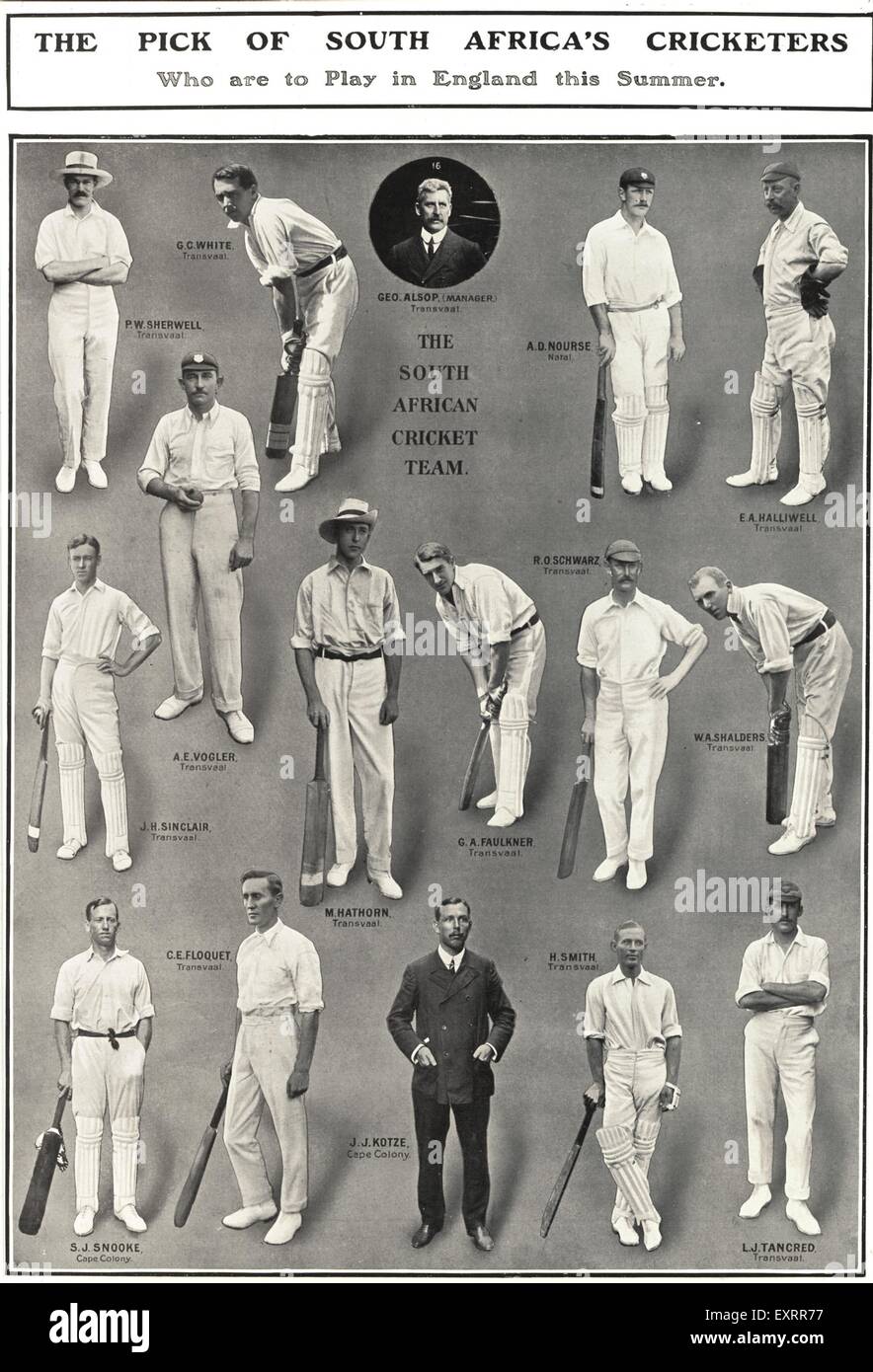 Sport Cricket 1900s Stock Photos & Sport Cricket 1900s Stock Images - Alamy