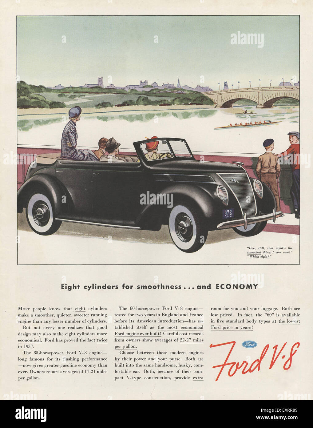1930s USA Ford Magazine Advert Stock Photo - Alamy