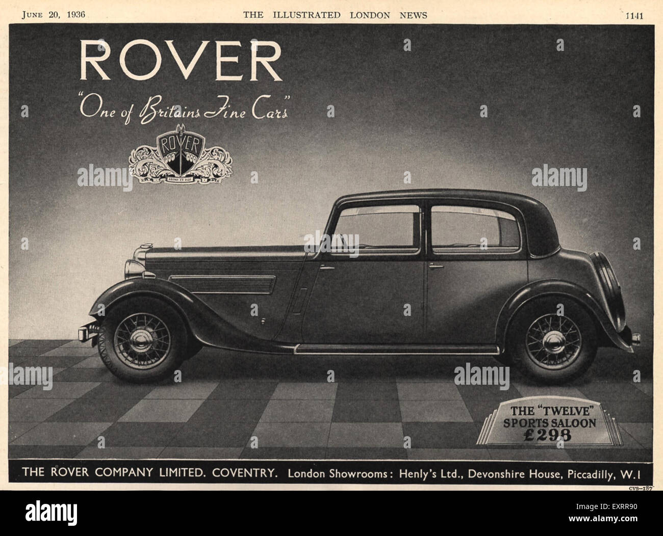 Rover cars 1930s hi-res stock photography and images - Alamy