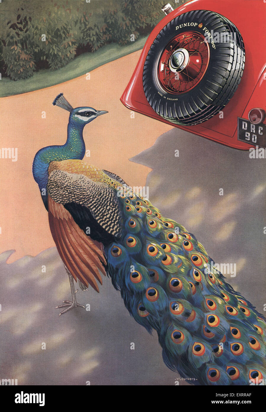 1930s UK Dunlop Magazine Advert Stock Photo - Alamy