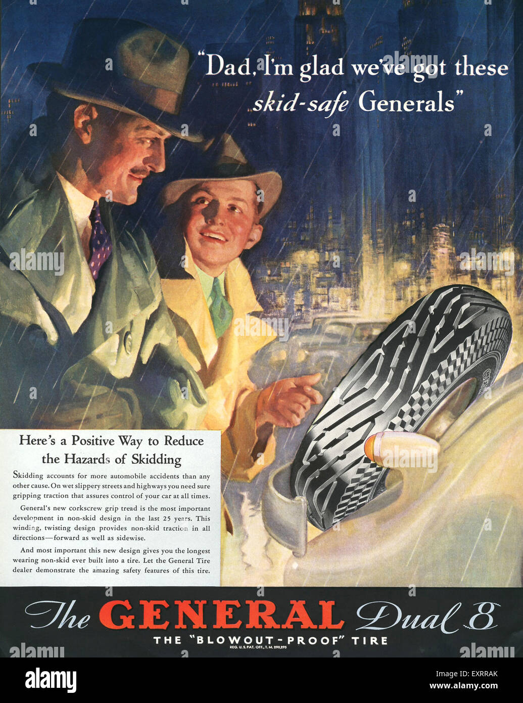 1930s USA The General Magazine Advert Stock Photo - Alamy